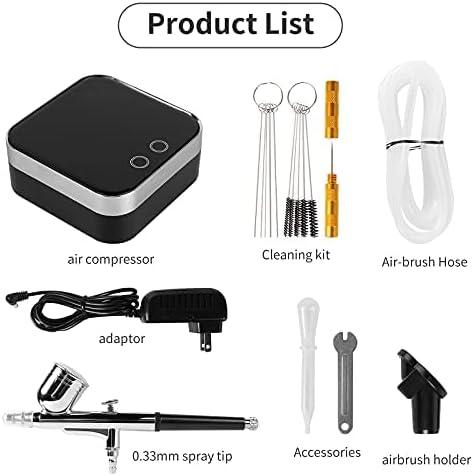 Zuhiton Professional Airbrush Makeup Kit - Portable Mini Spray Gun for ...