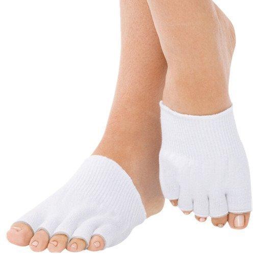 Pedimend Gel-Lined Compression Toe Separating Socks - Relieves Foot ...