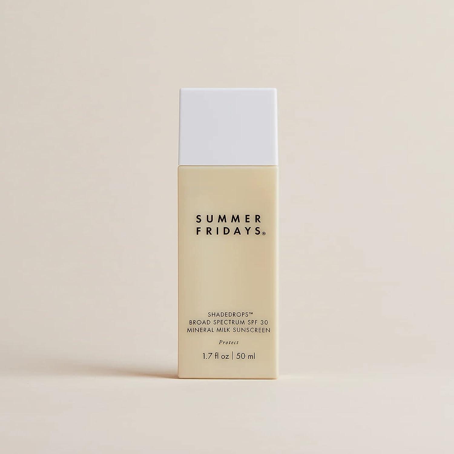 Summer Fridays ShadeDrops SPF 30 Mineral Milk Sunscreen - Zinc Oxide ...