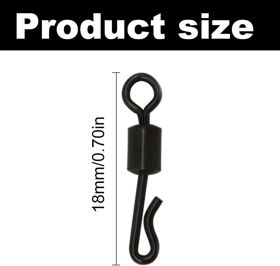 Xiksjw 25-Piece Fishing Clips Set | Quick Change Q-Shaped Vertebrae for ...