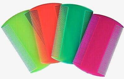 A1SONIC Neon Double Sided Nit Comb - Removes Nits, Lice, Fleas & Eggs ...
