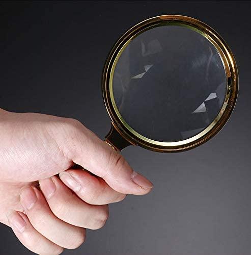 Magnifying Glass 6X + 8X Magnification Magnifier Handheld Magnifier for ...