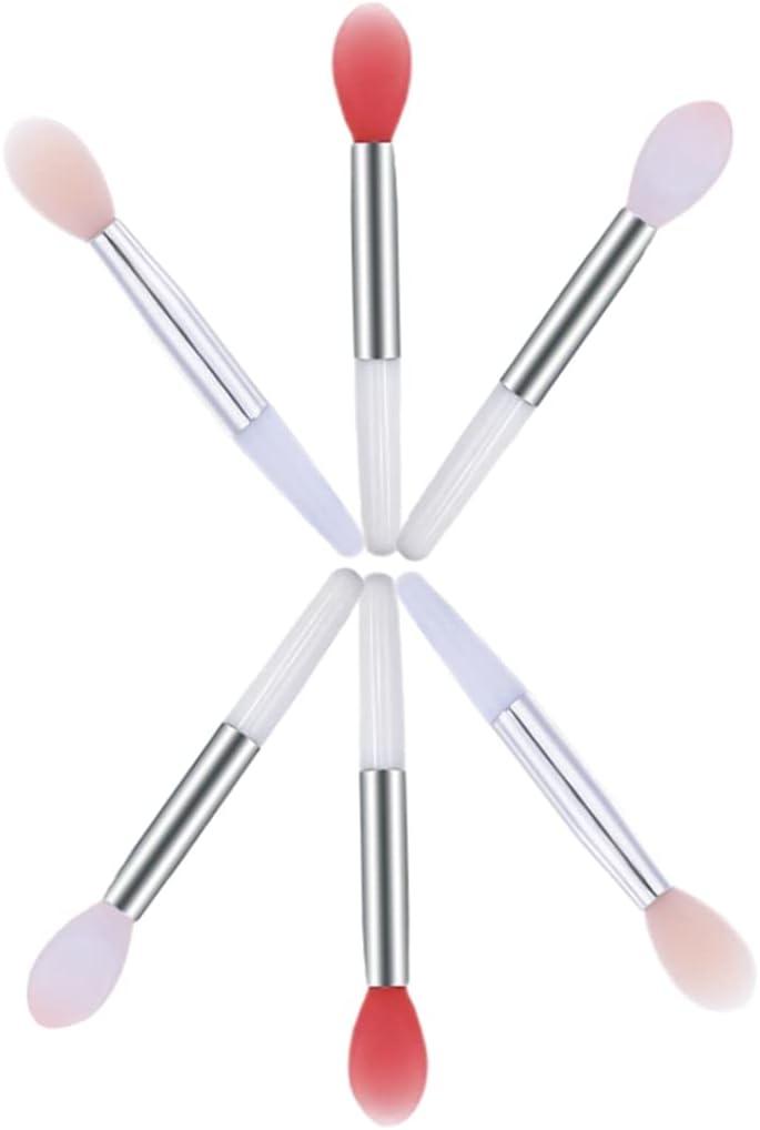 Silicone Lip Brushes Mini Lip Scrub Brush Reusable Lip Balm Applicators ...