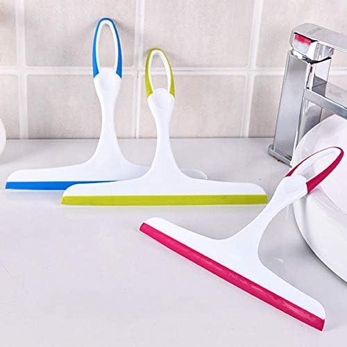 Soft Silicone Glass Window Wiper Cleaner Home Shower Mirror Scraper Blue