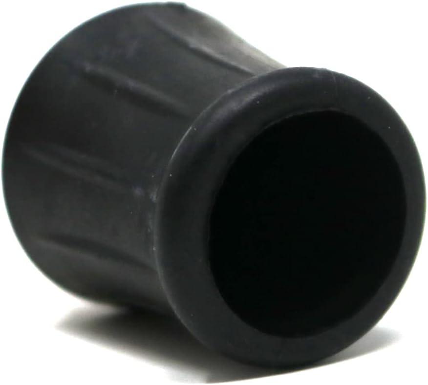 fiXte Heavy Duty 19mm Black Rubber End Ferrule for Walking Stick Cane ...