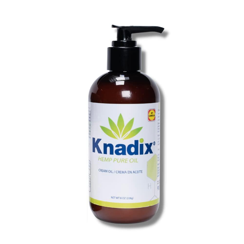 Knadix Hemp Oil Cream Pack of 2 - 8oz each - Sensitive Skin Formula for ...