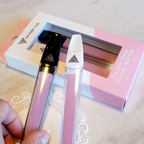 Ceramic Nail Files with Cases - Expert Precision Filing for Smooth ...