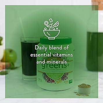 Genuine Health Greens+ Extra Energy 50 servings Superfoods Antioxidants ...