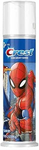 Spider-Man Electric Toothbrush and Fluoride Toothpaste Set for Kids ...
