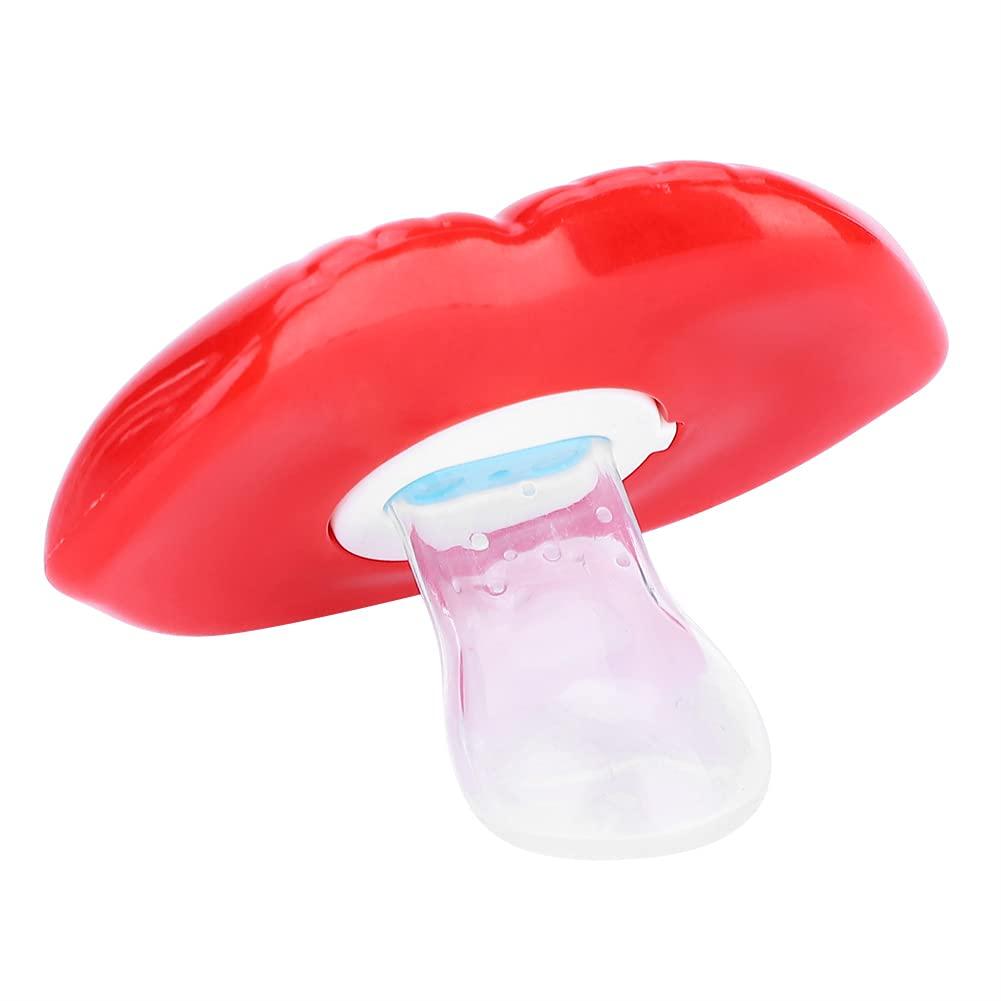 Funny Soft Silicone Pacifier for Babies & Toddlers | Cute Light Red ...