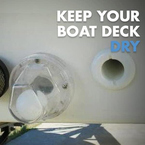 T-H Marine Flow-Max Self-Bailing Ball Scupper Valve - Fits 1-1/4 ...