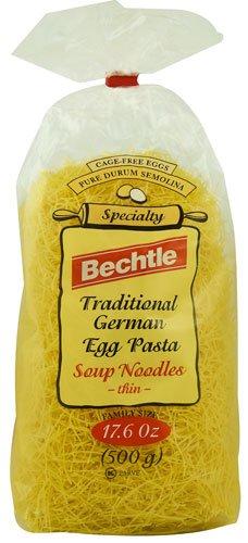 Bechtle Traditional German Cage Free Egg Pasta Soup Noodles Thin 17.6 ...