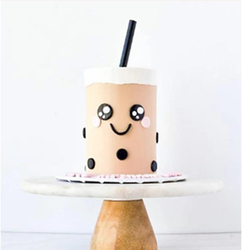Boba Cake Topper Boba Tea Bubble Tea Cake Decor for Boba Theme Treats ...