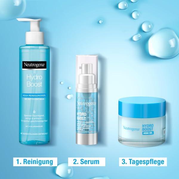 Neutrogena Hydro Boost Gift Set | Aqua Cleaning Gel Pearl Serum & Face ...