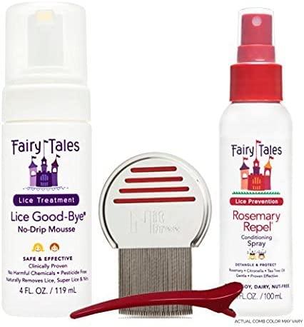 Fairy Tales Lice Good-Bye Survival Kit - Treatment Mousse, Conditioning ...