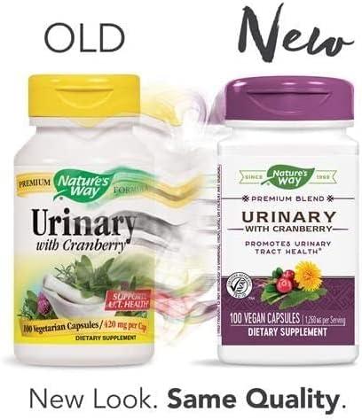 Natures Way Urinary Capsule 450 Mg - Pack of 100 x 3 - Case of 3 Packs ...