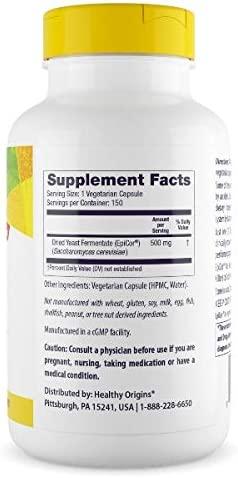 Healthy Origins EpiCor 500 mg - Clinically Proven Immune Support, 150 ...