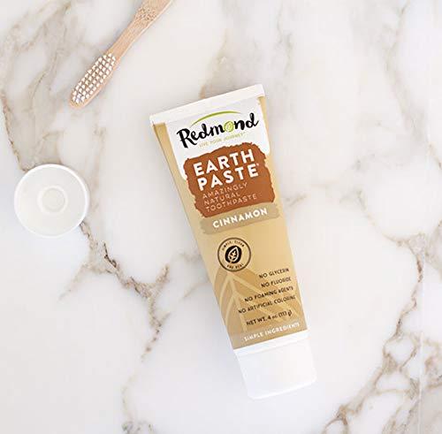 Redmond Earthpaste Cinnamon - Natural Non-Fluoride Toothpaste (3 Pack ...