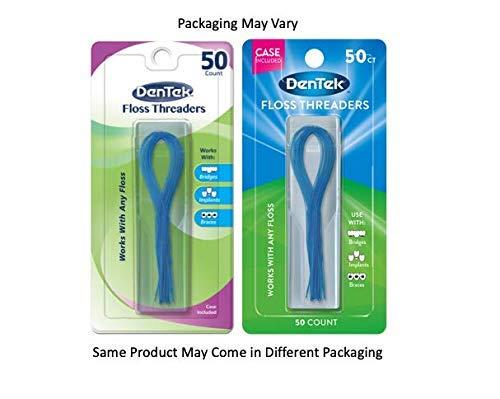 DenTek Floss Threaders - 50 Count | Easy Dental Care & Flossing Aid ...