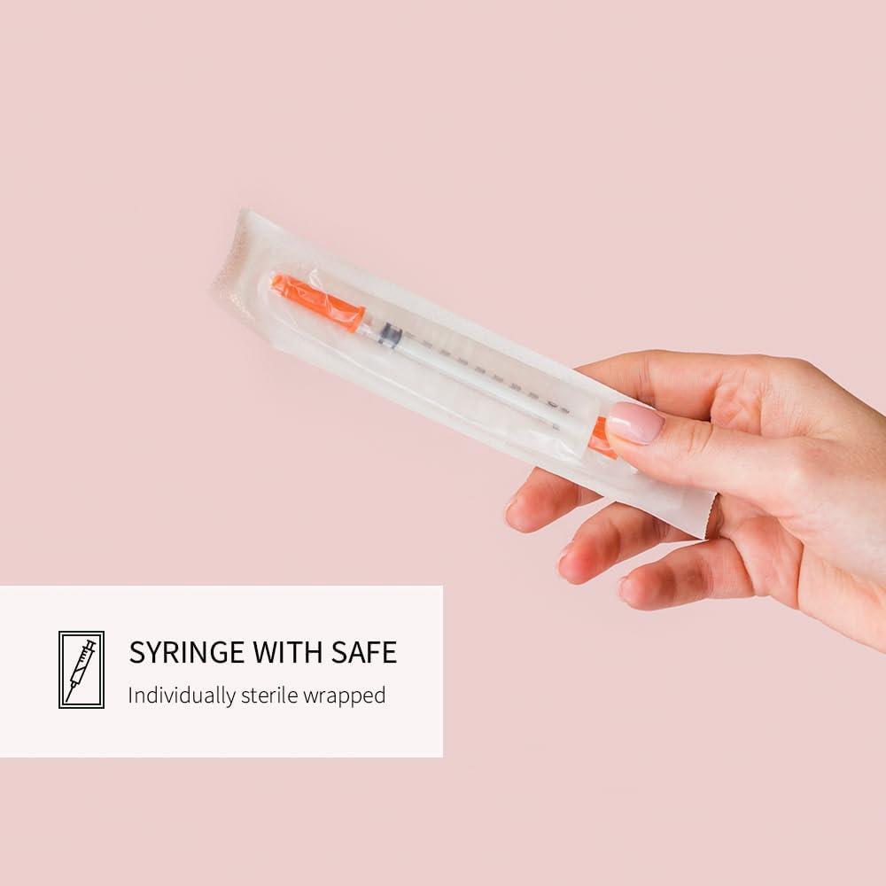 LabAider Disposable Insulin Syringe 1ml Syringes with 30Ga 5/16in ...