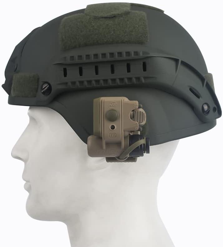 Qiruimy Tactical Helmet Light Set Gen 3 - 360 Rotatable Airsoft ...
