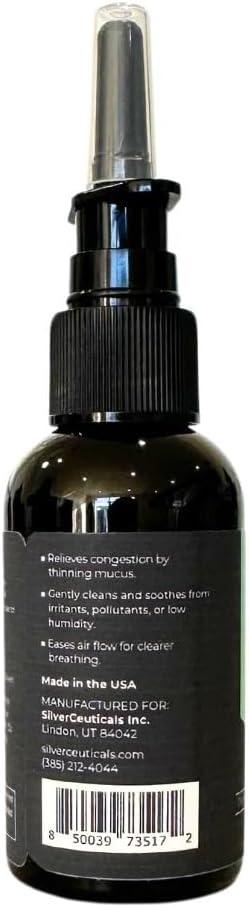 Sinus Relief Spray with Colloidal Silver - Natural Allergy & Congestion ...