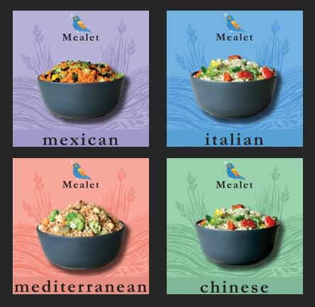 Mealet 4 Organic International Millet Meals - High Protein, Plant-Based ...
