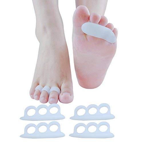Welnove Hammer Toe Crests 4 Pcs Gel Support Pads - Relief for ...