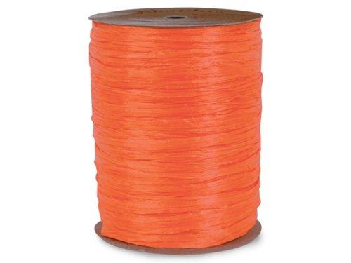 Orange Matte Raffia Ribbon - 1/4 x 100 Yards | Paper Mart | Buy Now ...