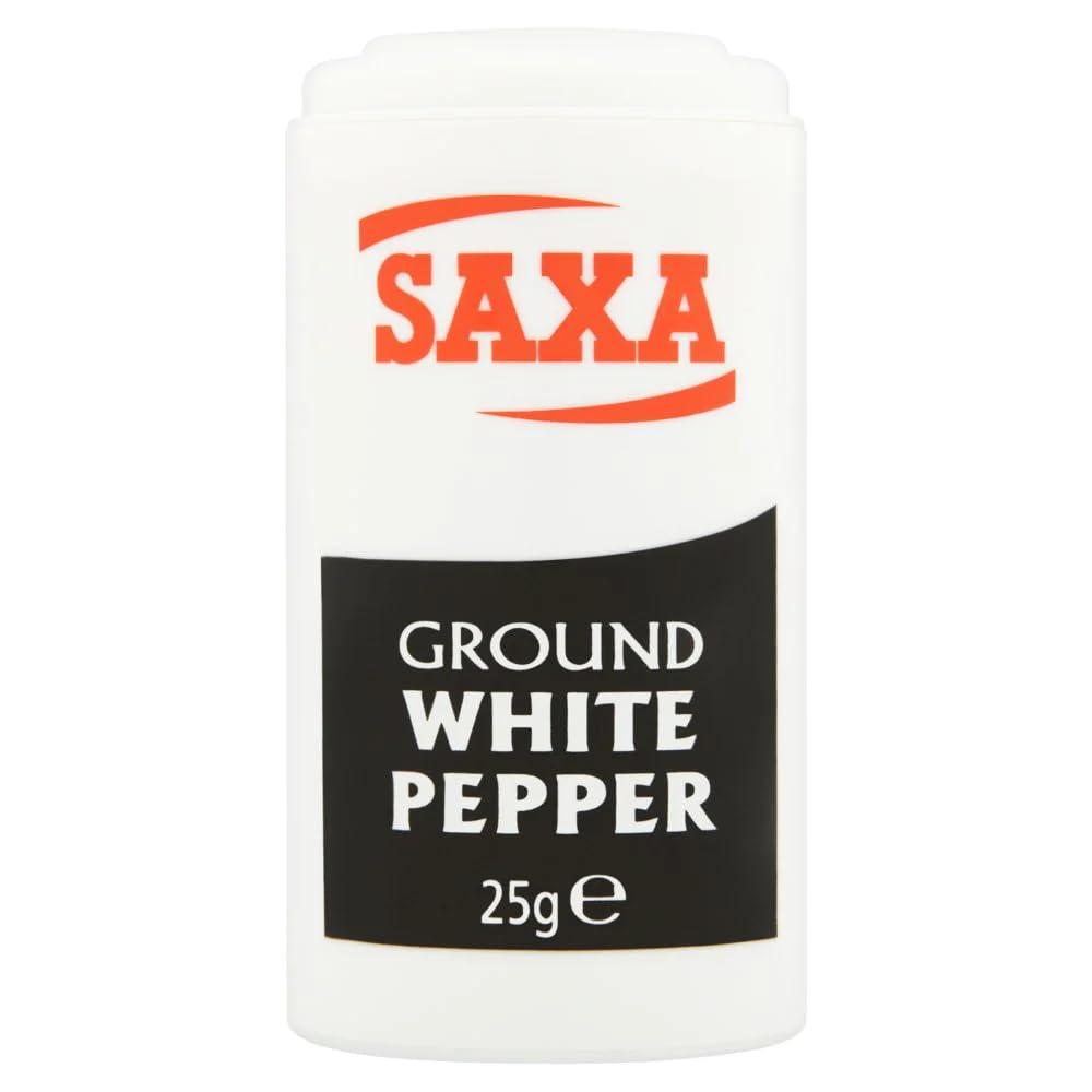Saxa Ground White Pepper 25g | Buy Now with Express International ...