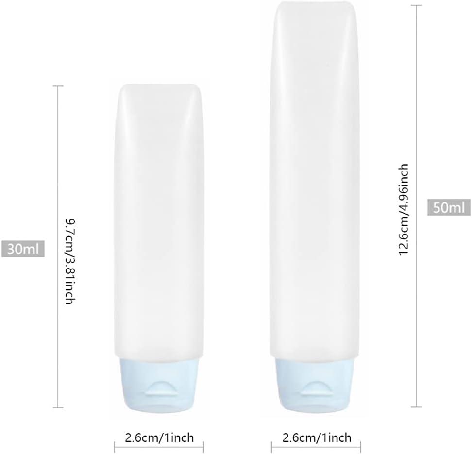 30ml Squeezable Blue Travel Toothpaste Dispenser - Ideal Plastic ...