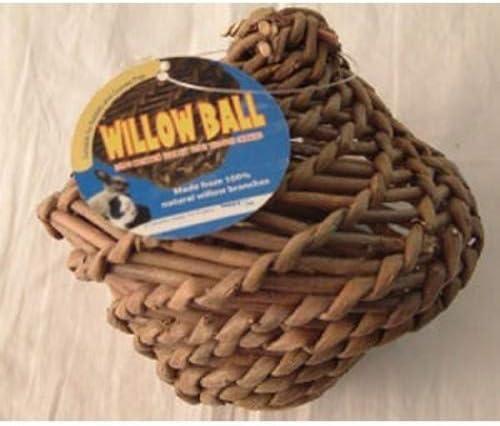 Natural Willow Ball for Small Pets | Chew Toy for Rabbits, Guinea Pigs ...