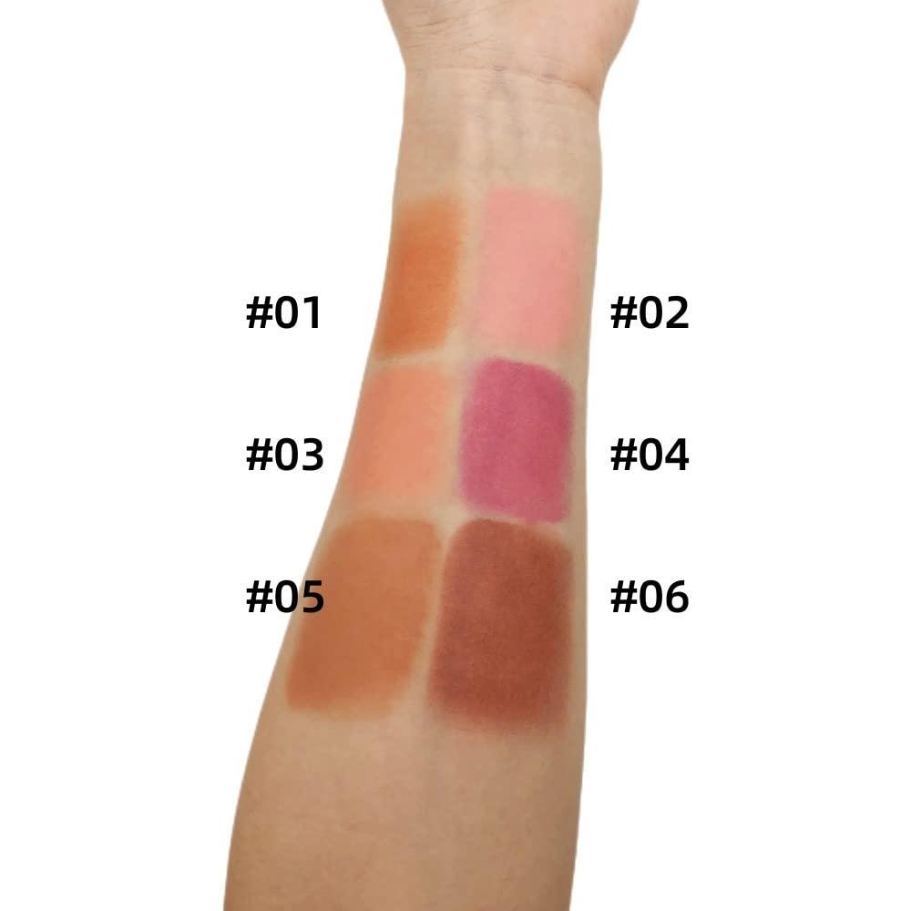 Mysense Orange Liquid Blush Makeup - Weightless Cream Blush for Cheeks ...