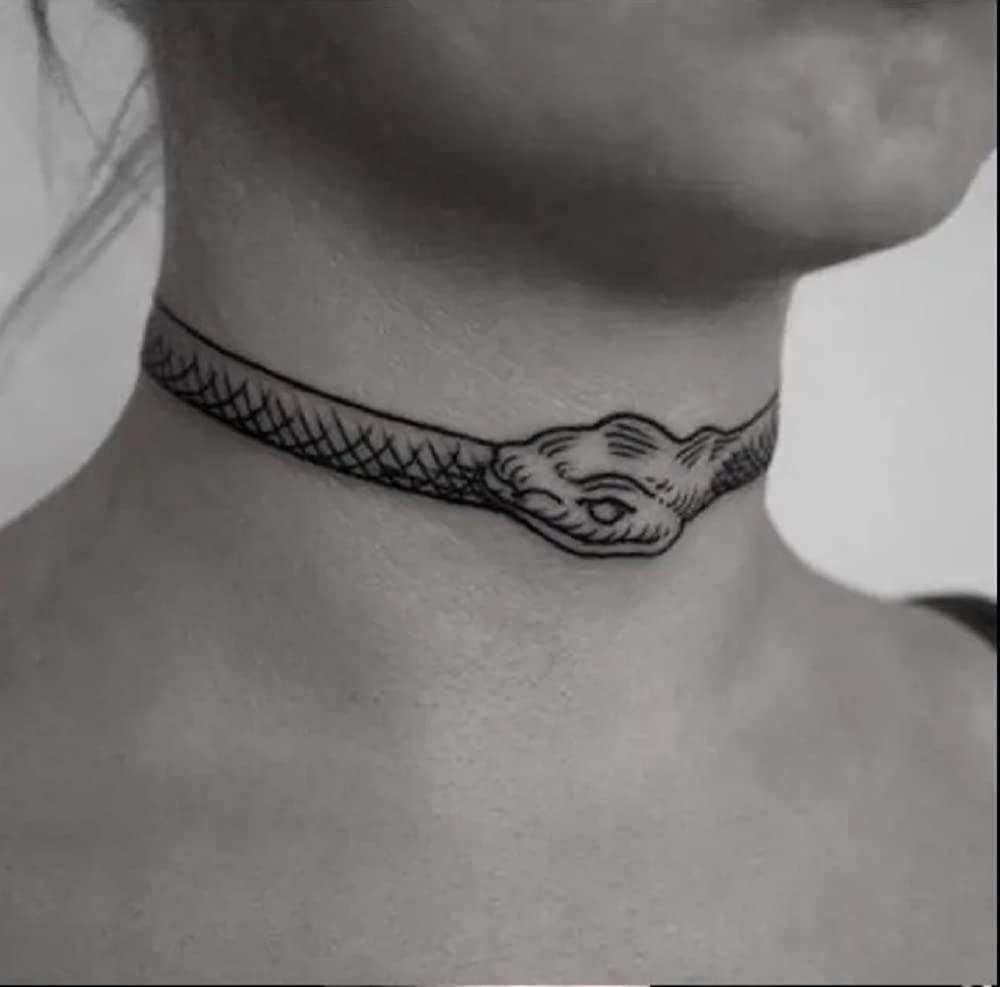 neck tattoo sticker