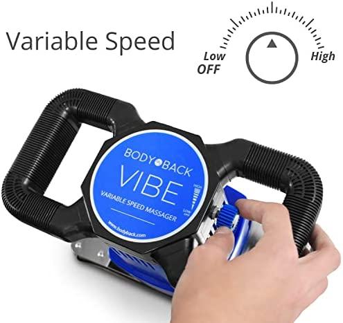 Body Back Vibe 2.0 - Variable Speed Handheld Chiropractor Massager ...