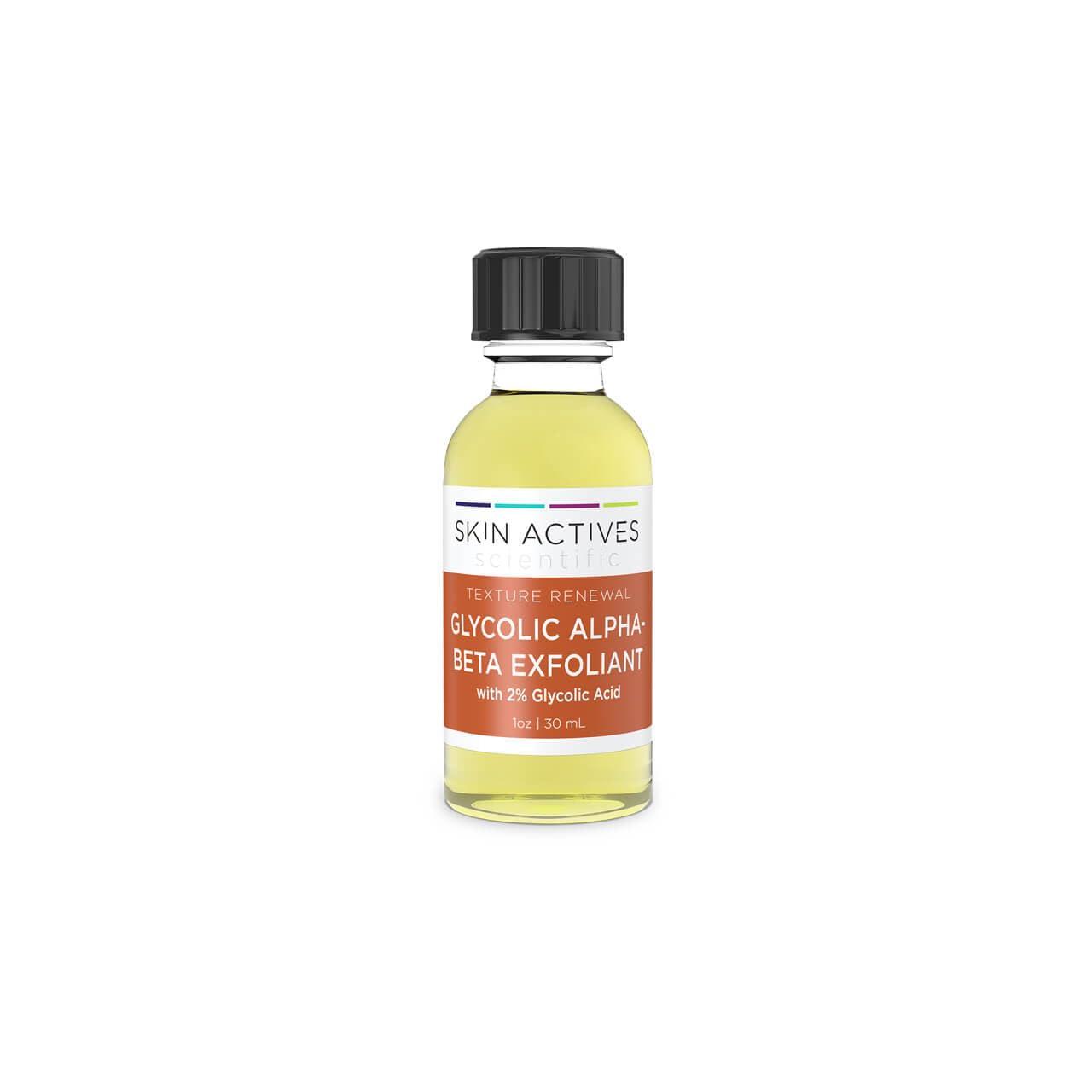 Skin Actives Glycolic Alpha Beta Exfoliant 1 fl. oz | Clear Pores ...
