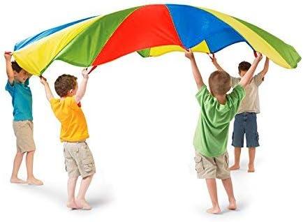 GSI Kids 12ft Rainbow Parachute Toy for Gymnastics and Outdoor ...
