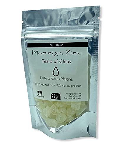 Chios Mastiha 25g Medium Tears Gum - 100% Natural Mastic from Mastic ...