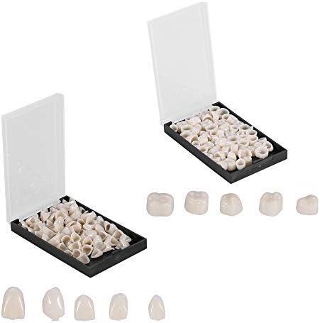 100PCs Temporary Tooth Crown Set | Provisional Anterior & Molar Crowns ...