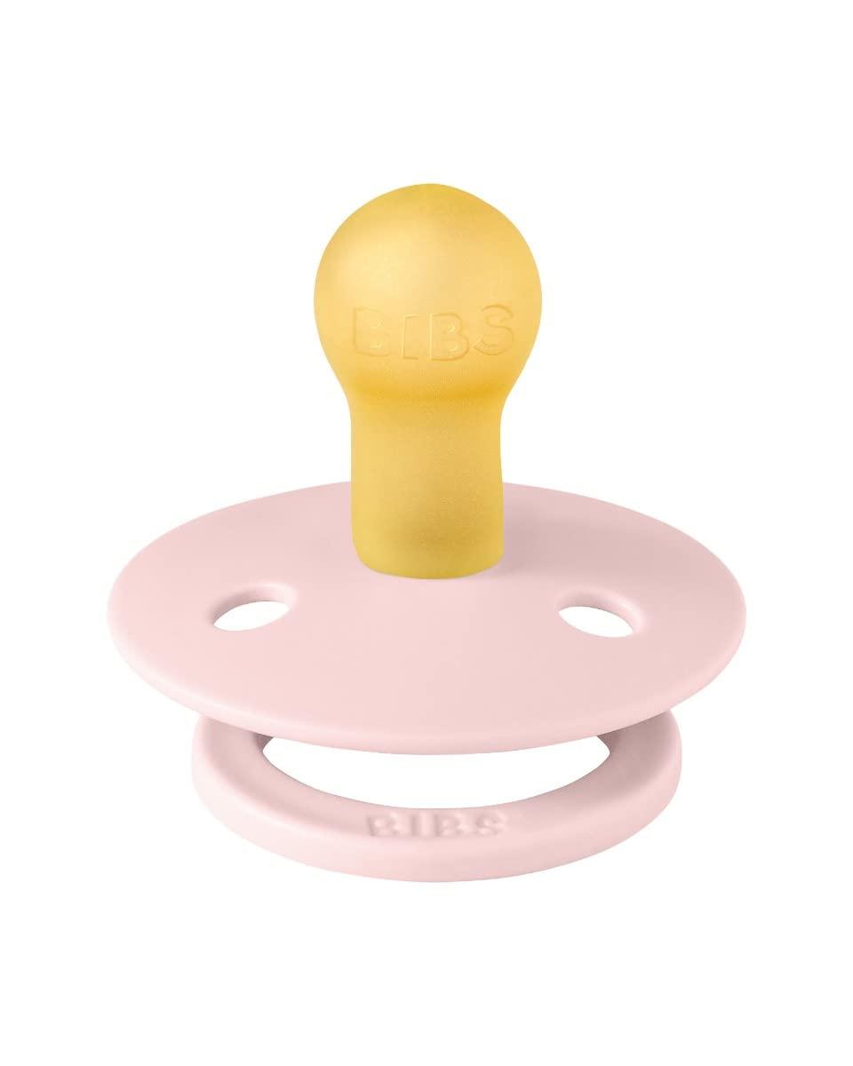 BIBS Color Schnuller 2-Pack - BPA-Free Cherry Nipple Natural Rubber 0-6 ...