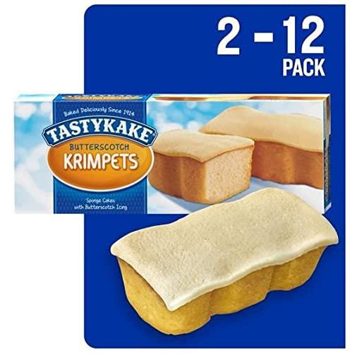 Tastykake Butterscotch Krimpets - 24 Count (2 Boxes) by Tastykake ...