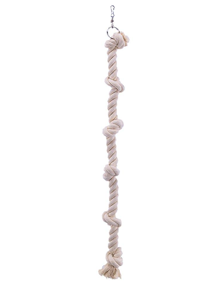 Nobby Cagetoy Climbing Rope for Dogs - 100 cm Cotton 25 mm 6 Knots ...