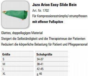 Juzo Arion Easy-Slide Leg - Best Donning Aid for Compression Stockings ...