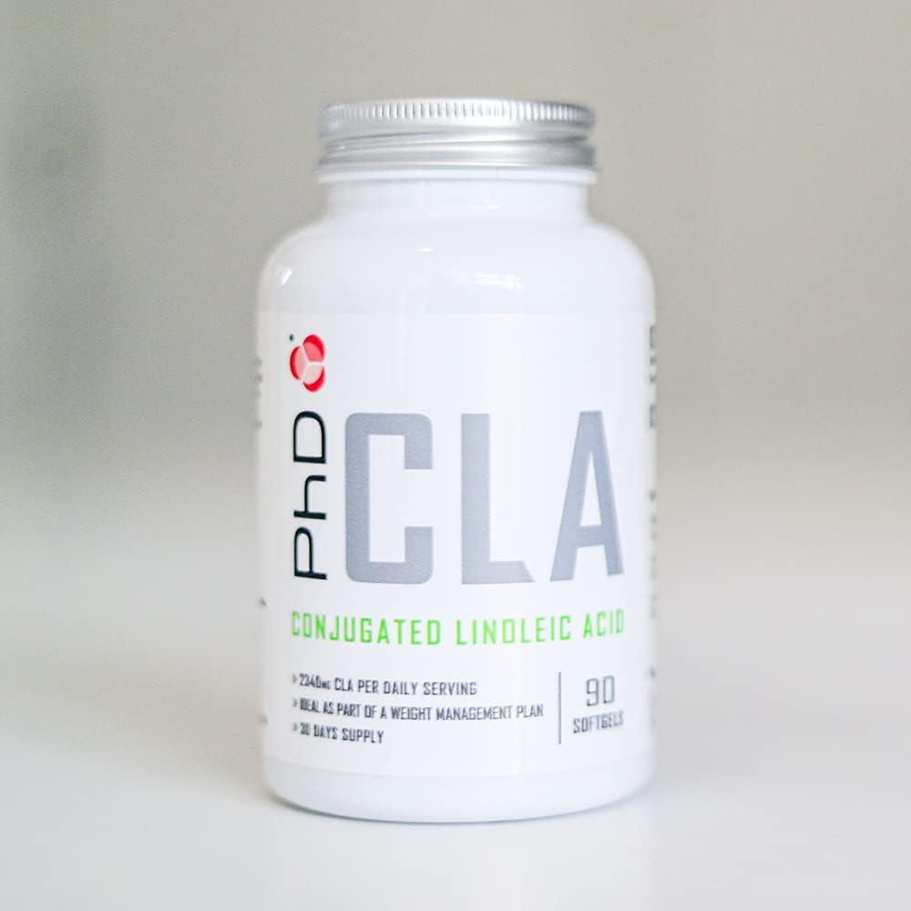 PhD Nutrition CLA Conjugated Linoleic Acid 90 Softgels - Natural Weight ...