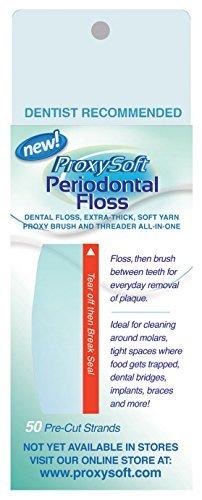ProxySoft Periodontal Floss 2pk (100 Strands) - Best Dental Care for ...