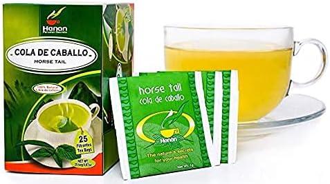 Horsetail Tea (Cola de Caballo) - 25 Teabags of All-Natural Horse Tail ...