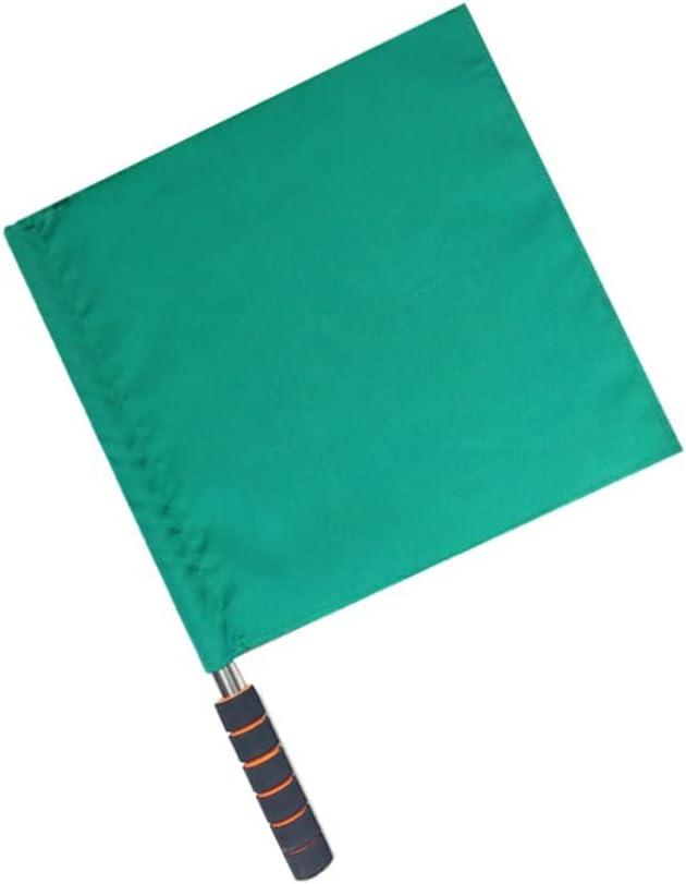 Sewroro 4pcs Sports Linesman Flags Referee Flag Set for Track and Field Events - Green | Buy Now ...