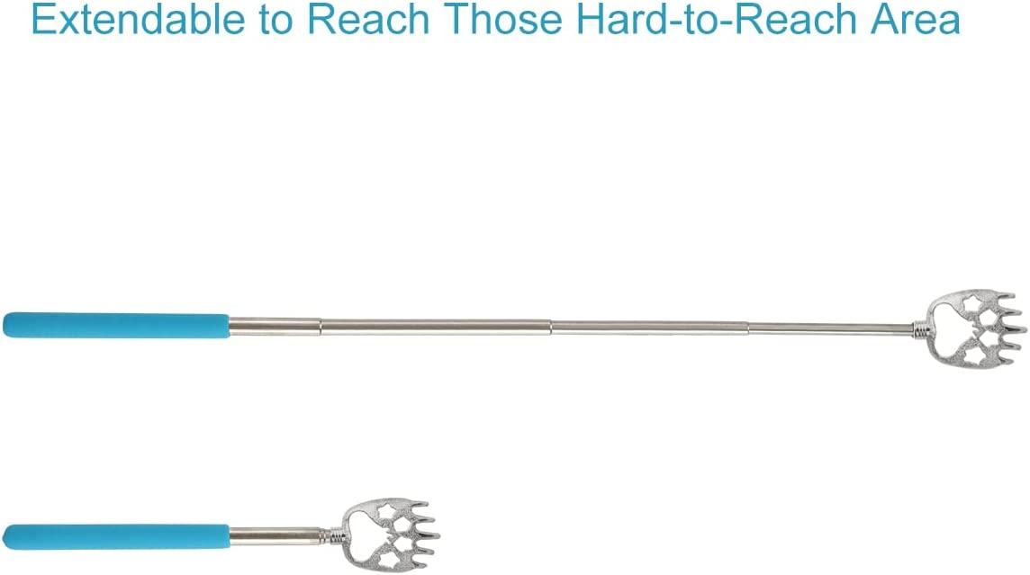 (4-Pack) Plazuria Portable Extendable Telescopic Bear Claws Metal Back ...