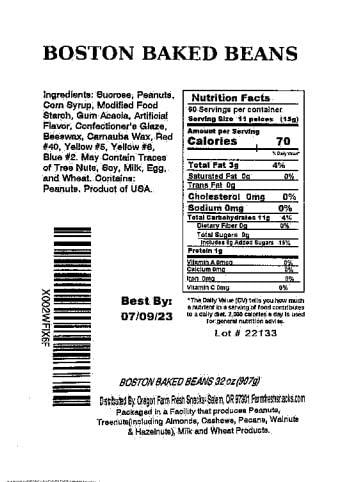 Oregon Farm Fresh Snacks Boston Baked Beans Candy Coated Peanuts - 2lbs ...