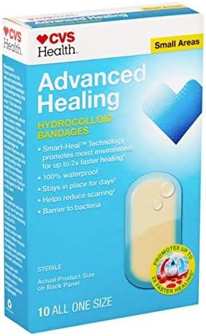 CVS Health Advanced Healing Hydrocolloid Bandages (Small Areas 2 Pack ...